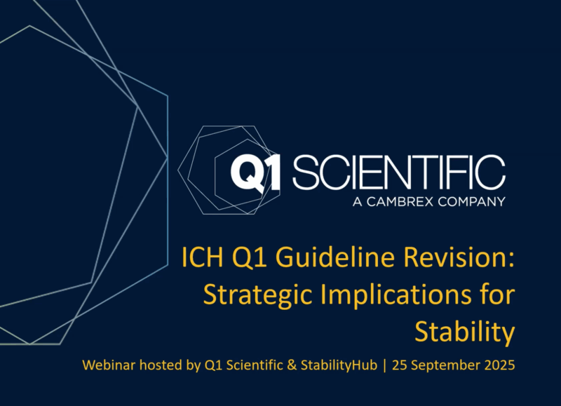 Webinar – ICH Q1 Testing of Drug Substances and Drug Products ...